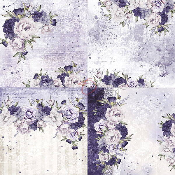 CRAFT OCLOCK 24 Blatt 20x20cm doppelseitig Scrapbooking Papier 190g, Garden of Harmony | [143842 ...