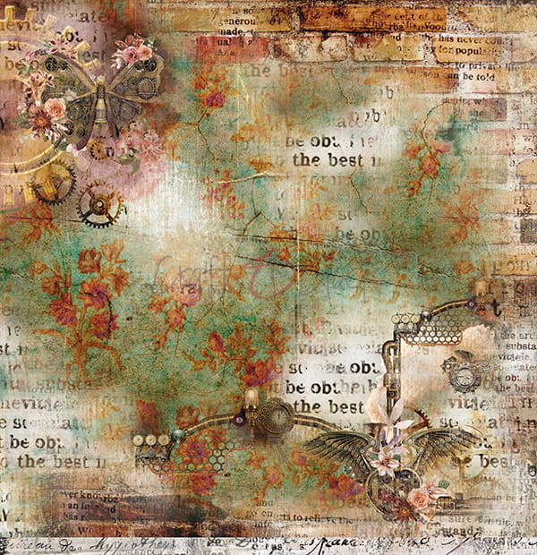 CRAFT OCLOCK 30x30cm doppelseitig Scrapbooking Papier 250g, Wings of ...