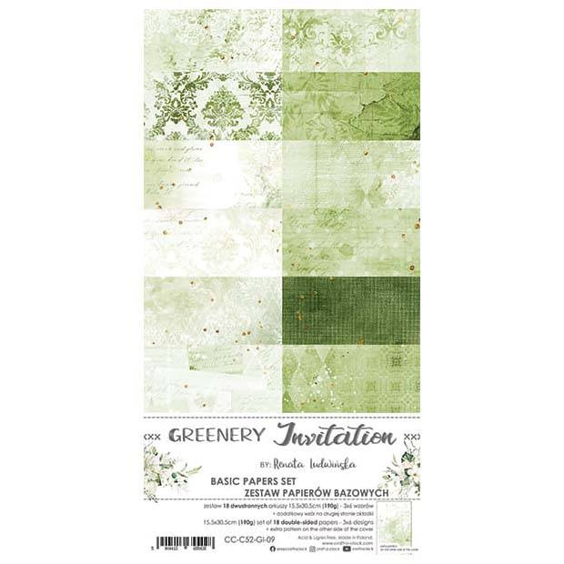 CRAFT OCLOCK Set 18Blatt 15x30cm doppelseitig Scrapbooking Papier 250g ...