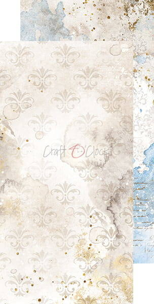 CRAFT OCLOCK Set 18Blatt 15x30cm doppelseitig Scrapbooking Papier 250g ...