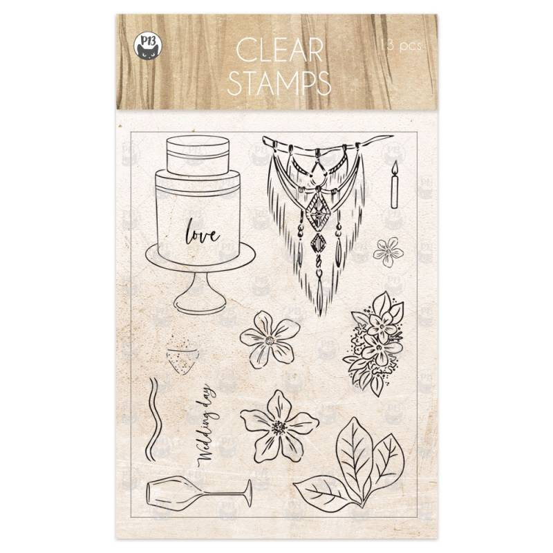 P13 Transparent Stempeln Set Motivstempel Clear Stamps, Always and ...