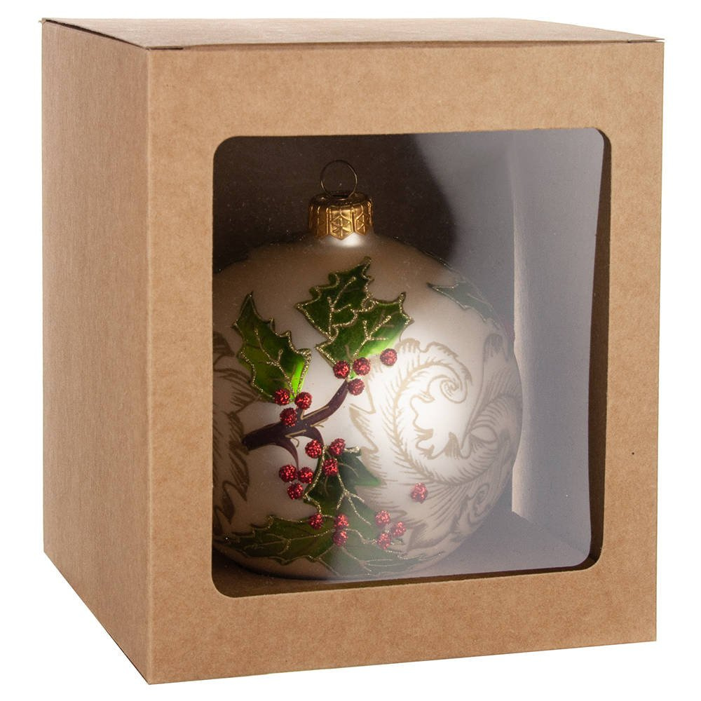 RzP Schachtel für Christbaumkugel Geschenkbox Box Fenster 13x13x15 300g ...