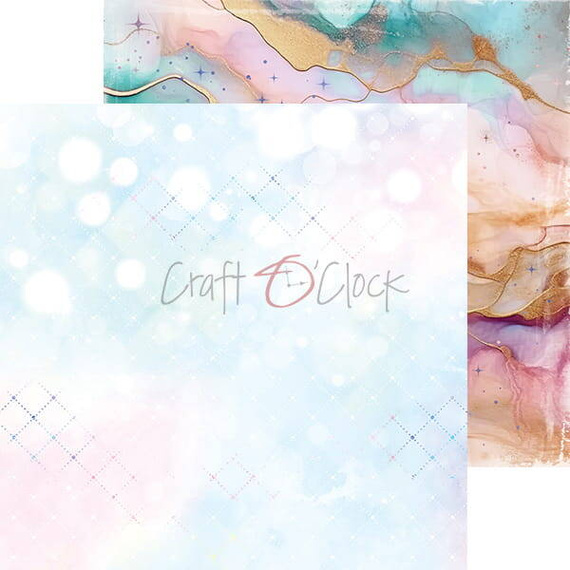 CRAFT OCLOCK 24 Blatt 20x20cm doppelseitig Scrapbooking Papier 190g ...
