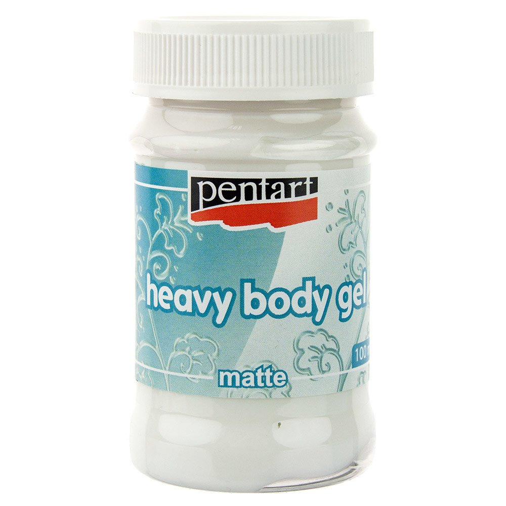 PENTART Dicht Gelpaste Heavy Body Gel Matte opaleszierend 100ml, 28160 ...